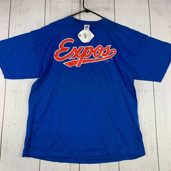 LOGO 7 | Shirts | Montreal Expos Mlb Logo 7 Inc 2xl Blue Tshirt New Men ...